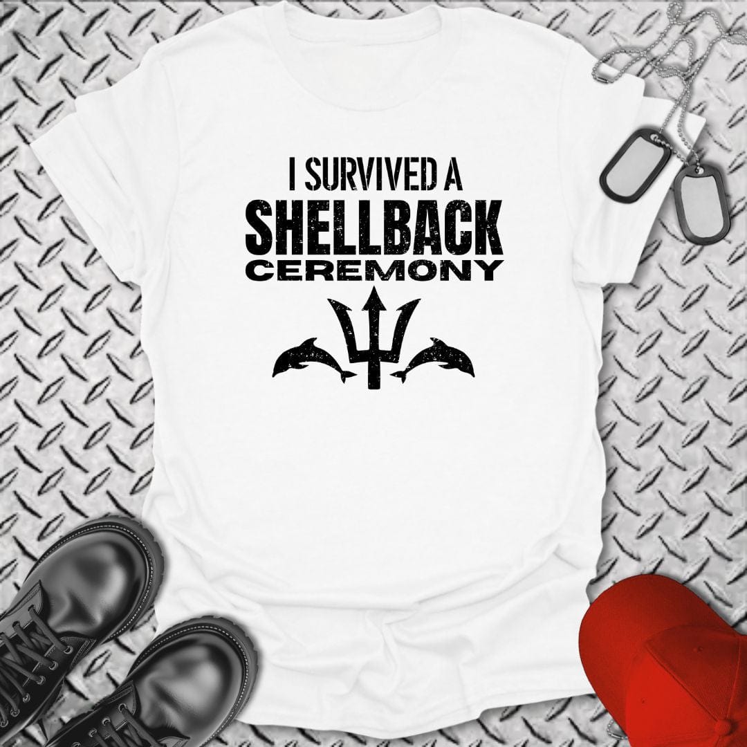 I Survived a Shellback Ceremony T-shirt – Navy Humor